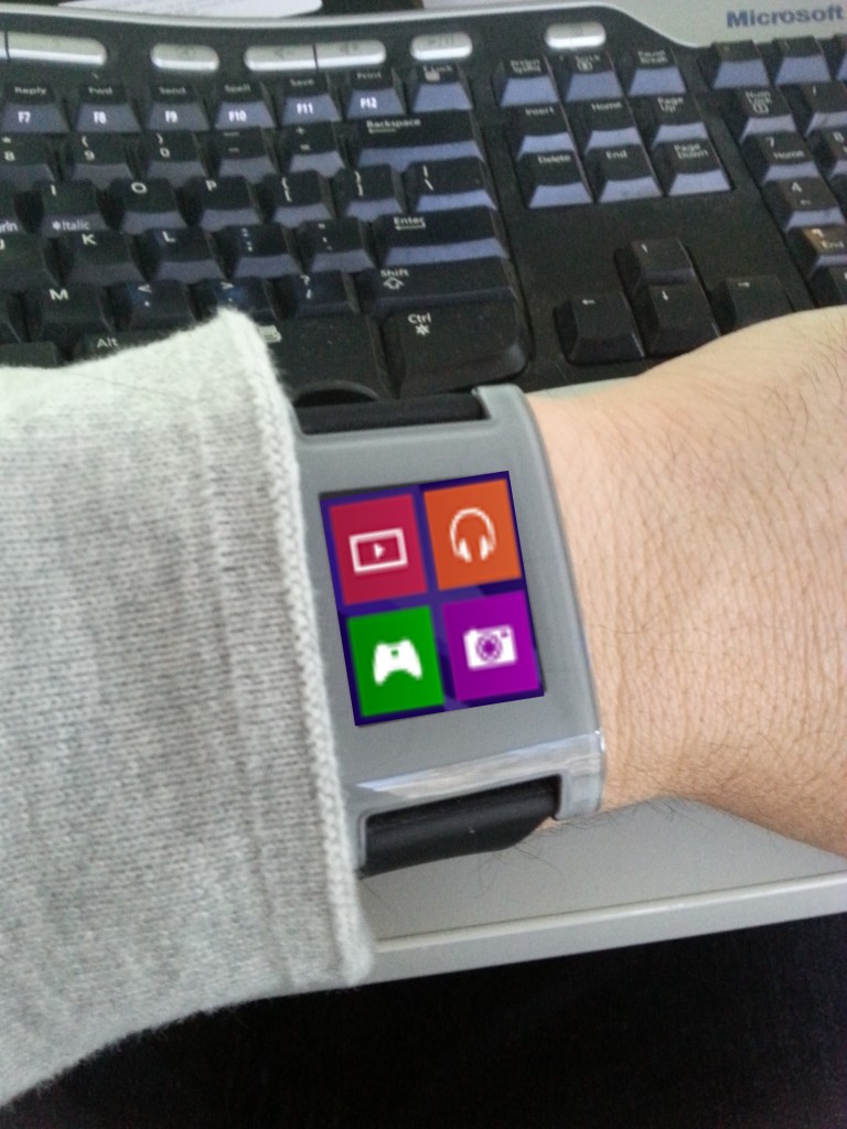 Pebble watch working with Microsoft phones? Kinda? Download at the end ...